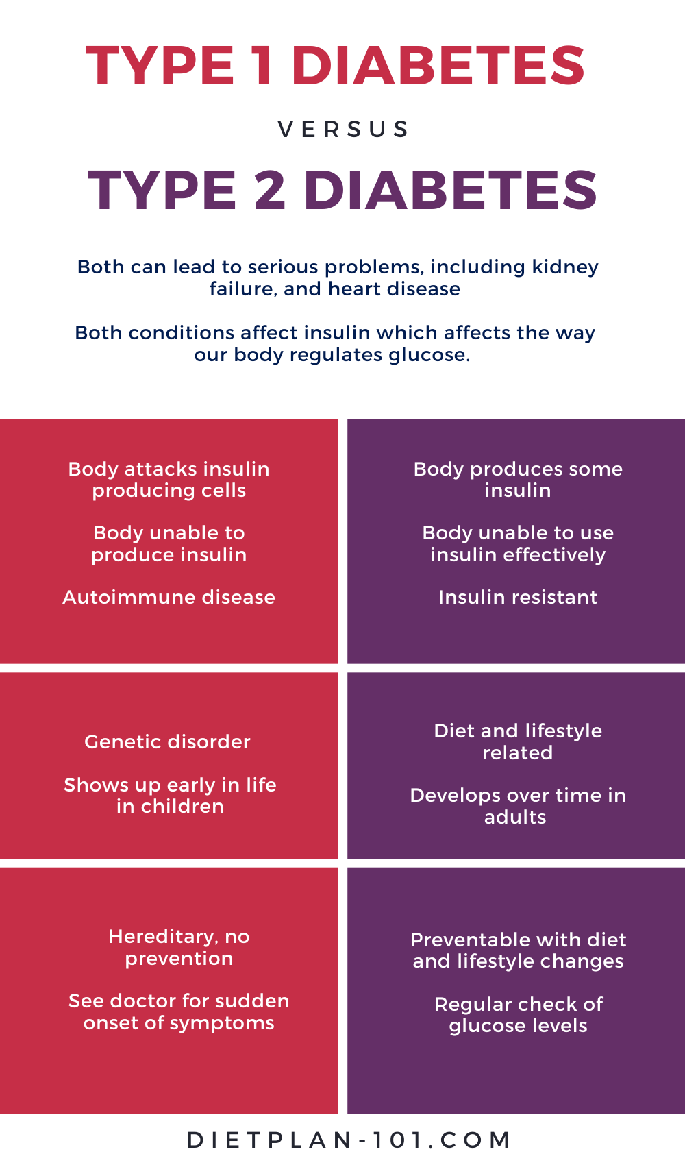 The 2 Types of Diabetes - Dietplan-101