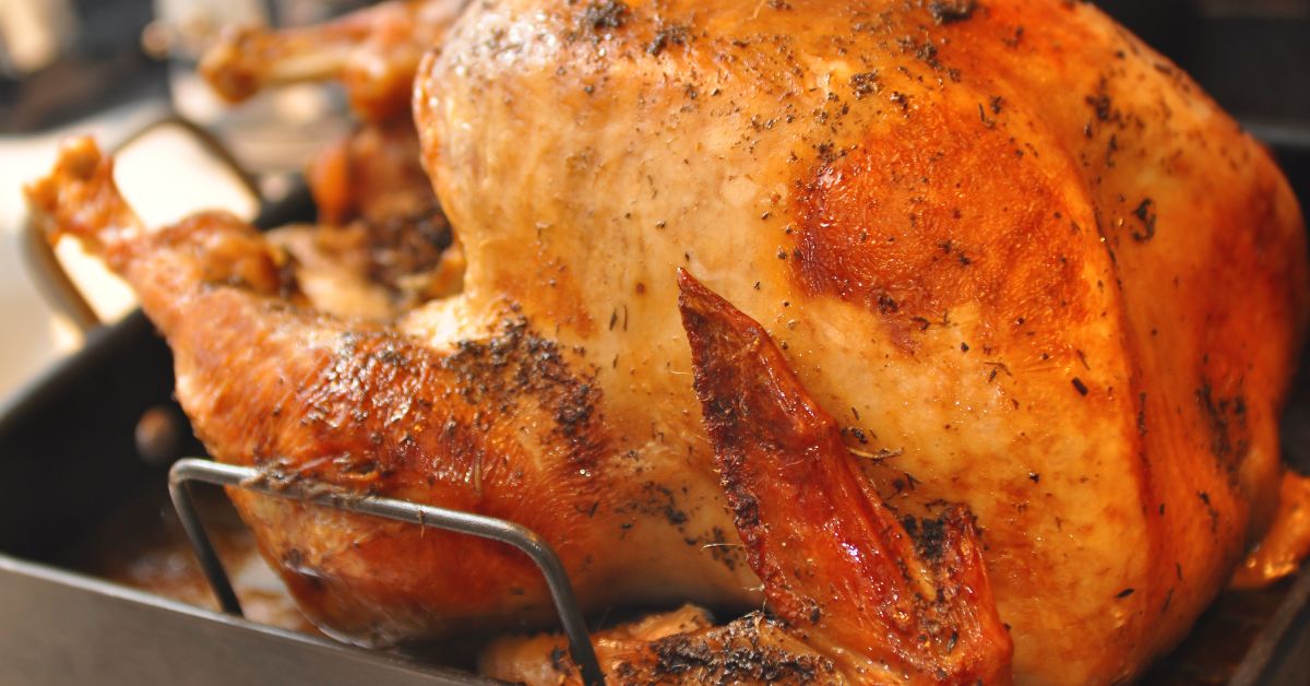 Roasted Whole Turkey with Low-Fat Bread Sauce (Dukan Diet PP ...