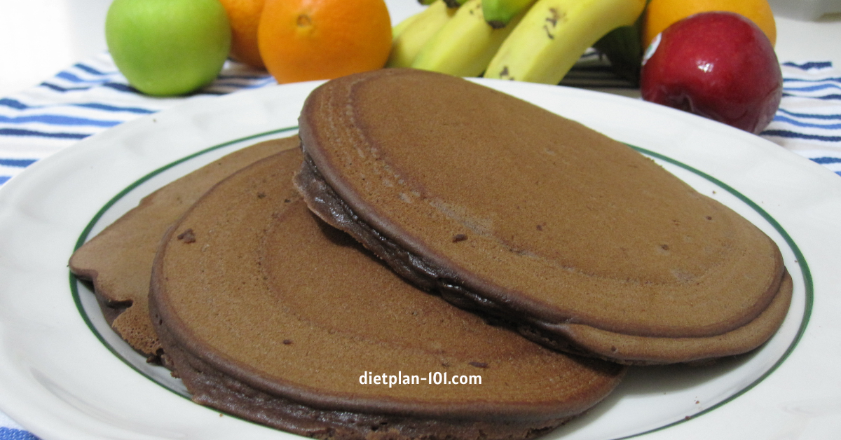 Chocolate Soy Pancakes (Atkins Diet Phase 1 Recipe) - Dietplan-101